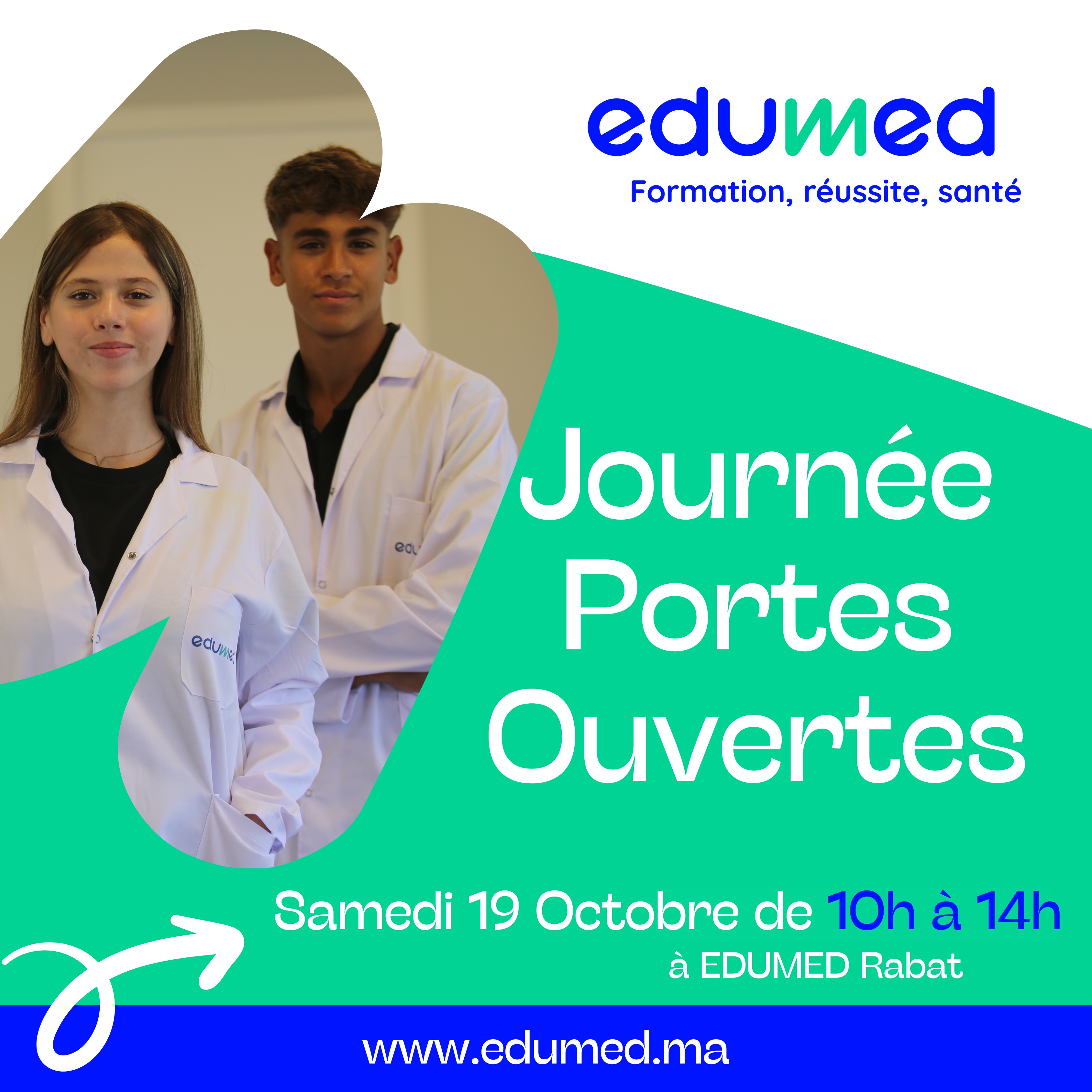 Journée portes ouvertes - samedi 19 octobre 2024 | EDUMED
